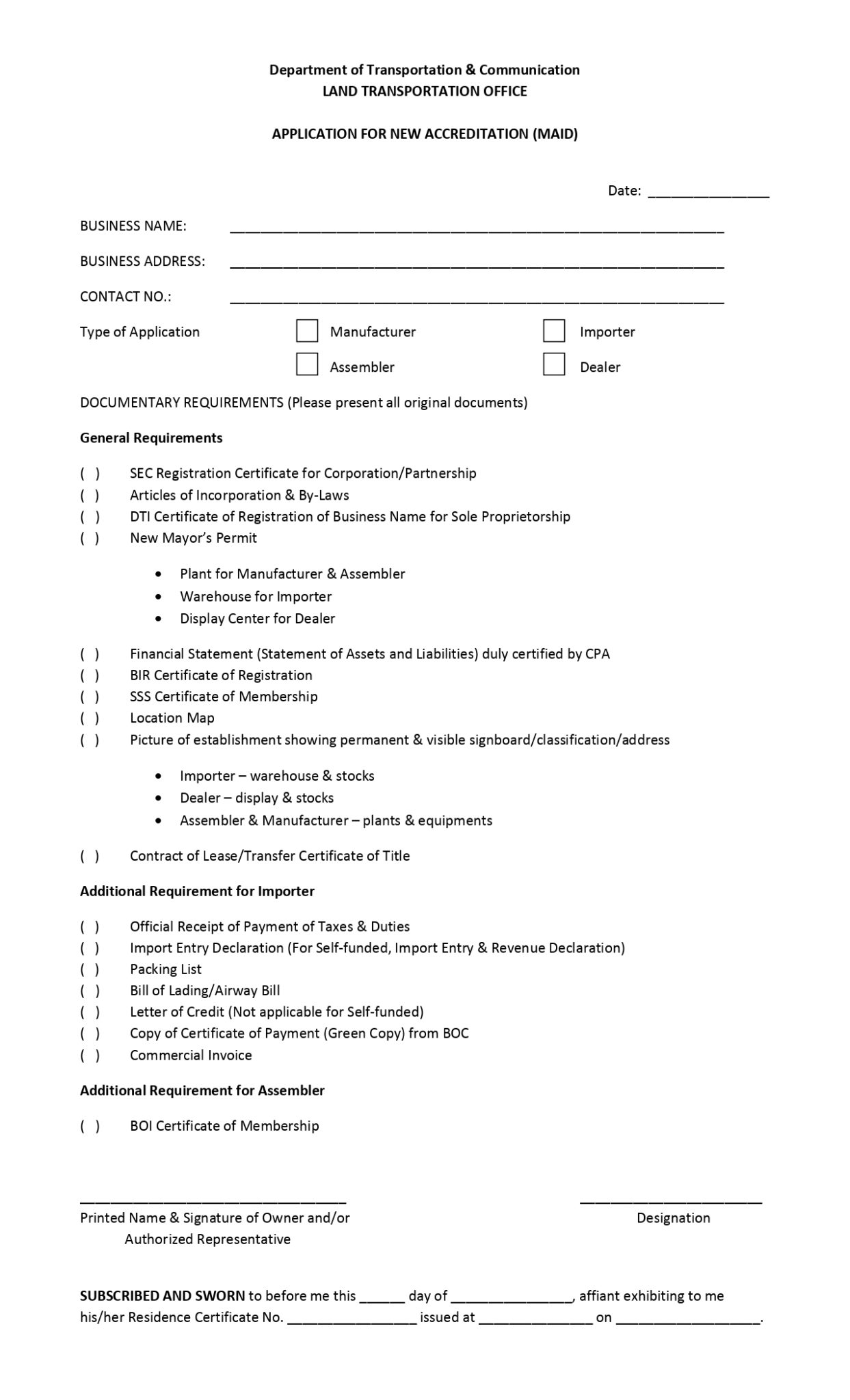 How to Apply for LTO Accreditation as a Vehicle Dealer/Seller