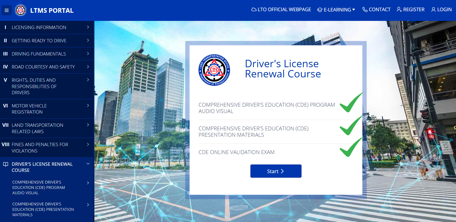 Steps to Access LTO Driver’s License Renewal Course